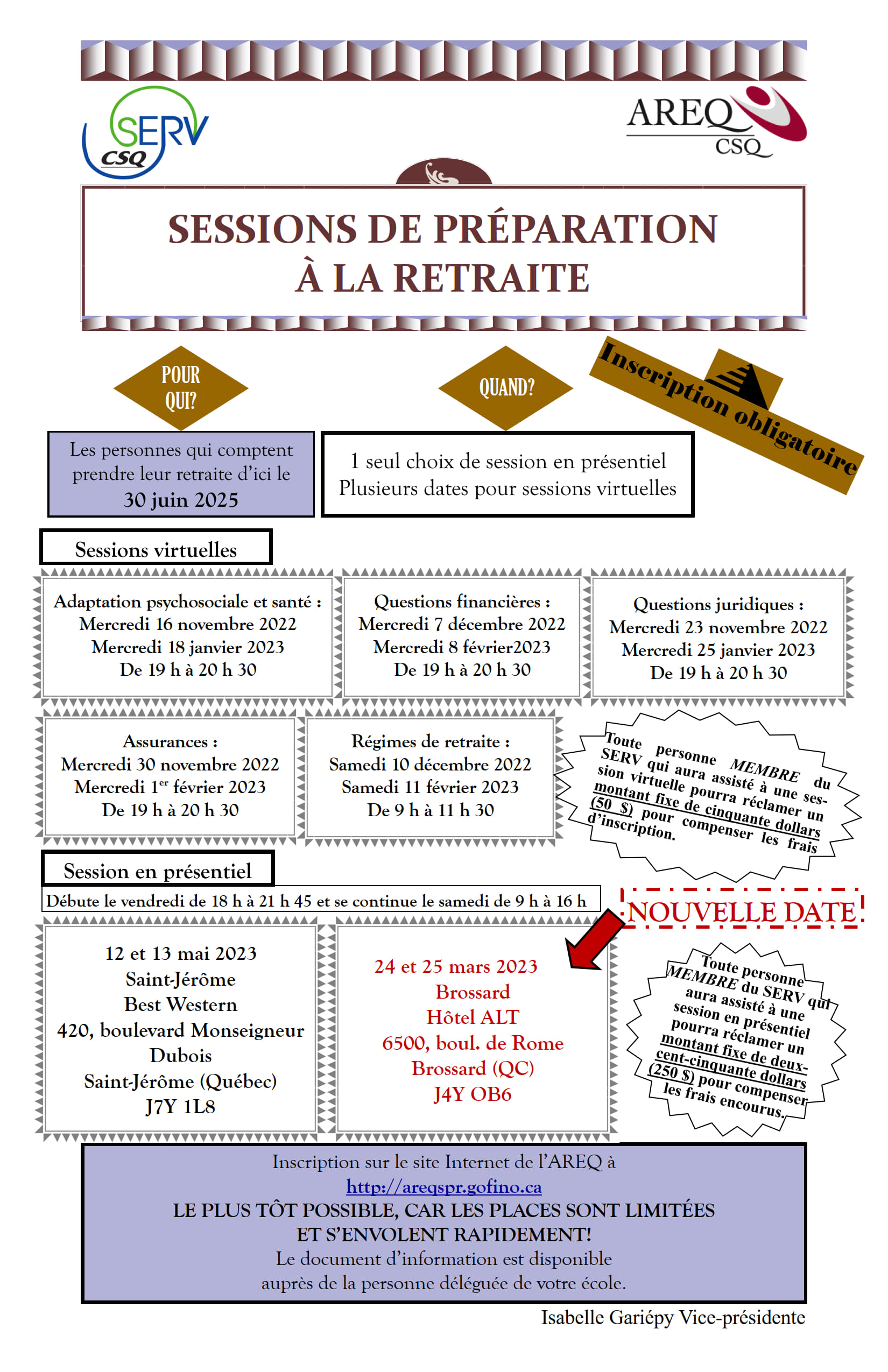 Session de préparation à la retraite | Syndicat de l'enseignement de la ...